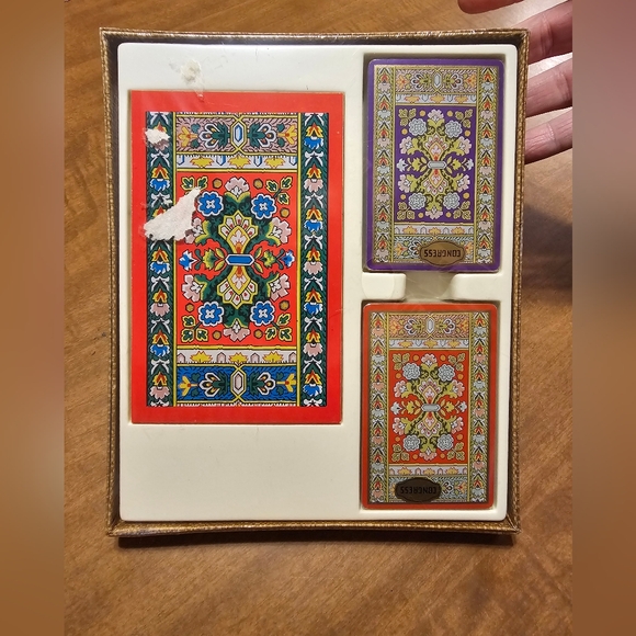 Congress | Games | Vintage 6s 70s Congress Floral Playing Cards 2 Deck ...